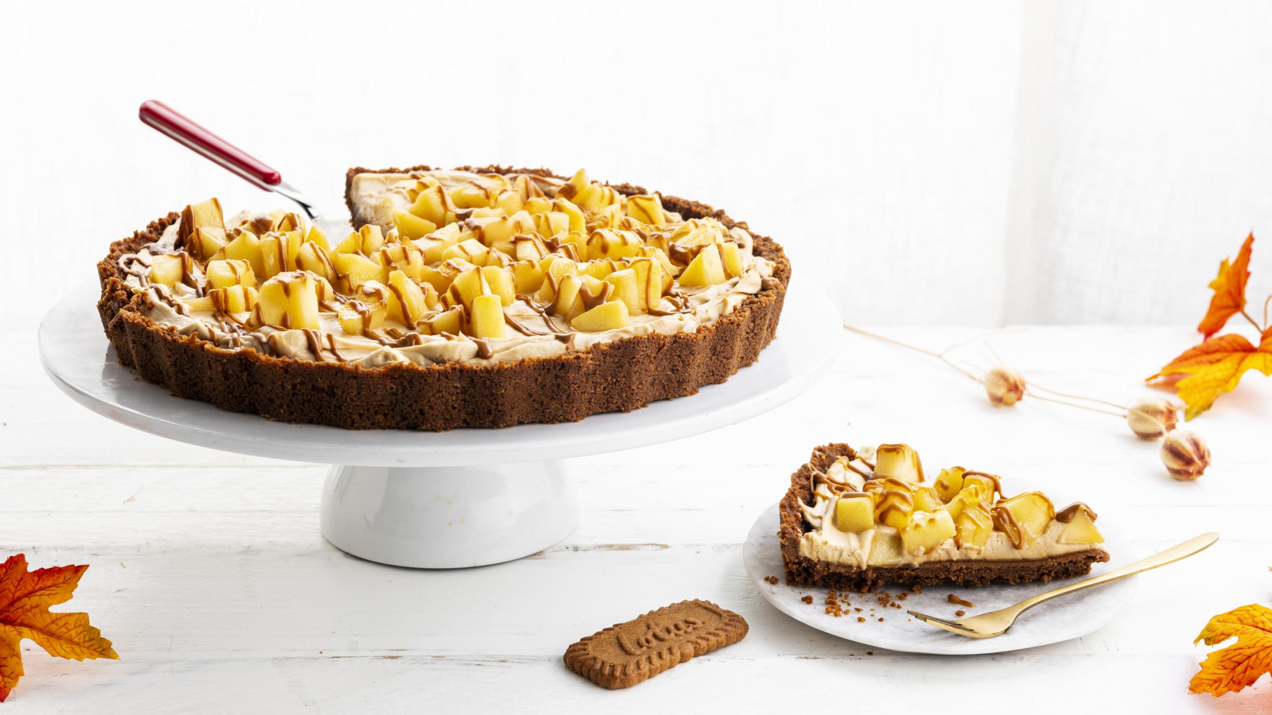 No bake apple cream pie with Biscoff | Lotus Biscoff