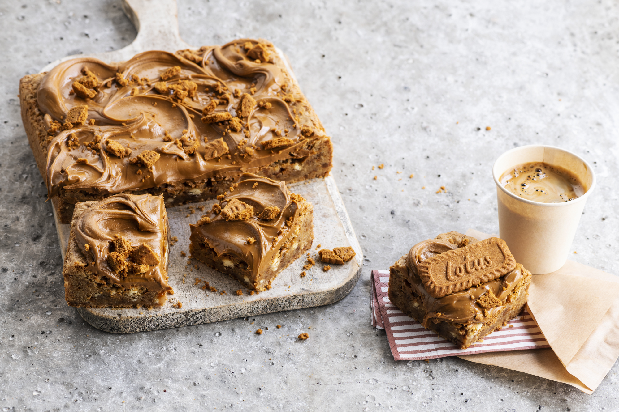 Biscoff Blondie | Lotus Biscoff