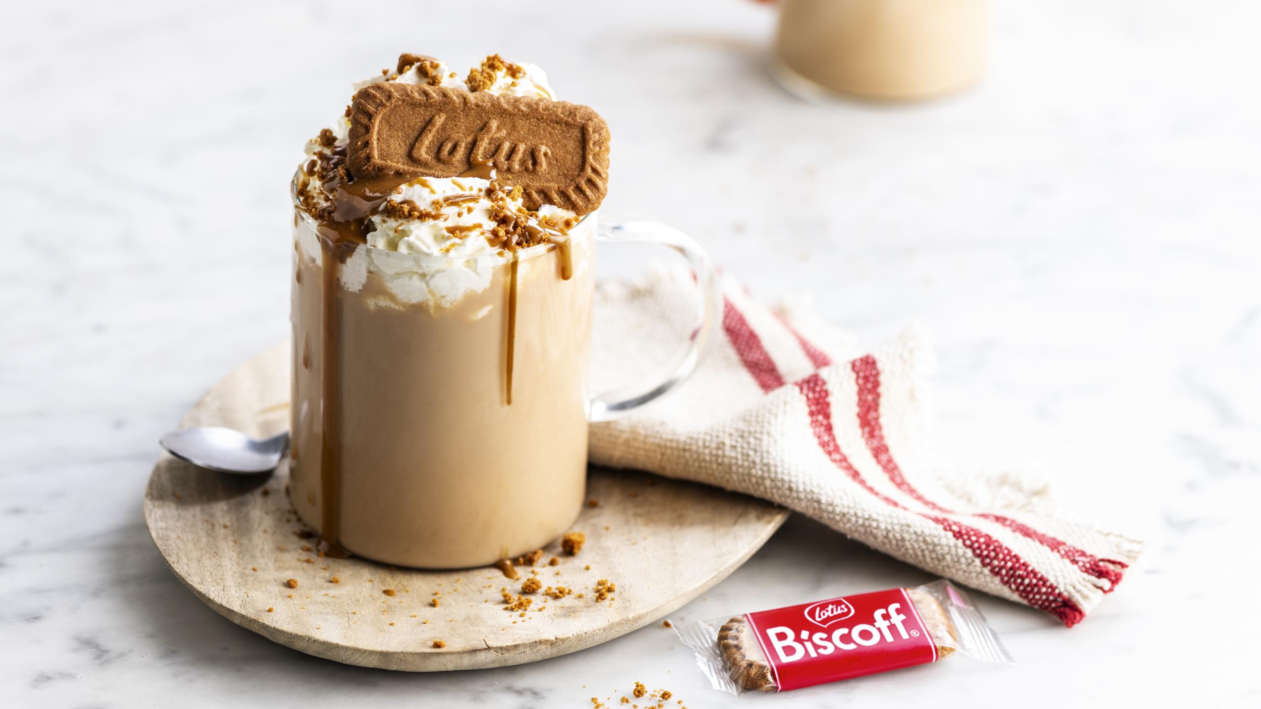 Hot Biscoff milk | Lotus Biscoff