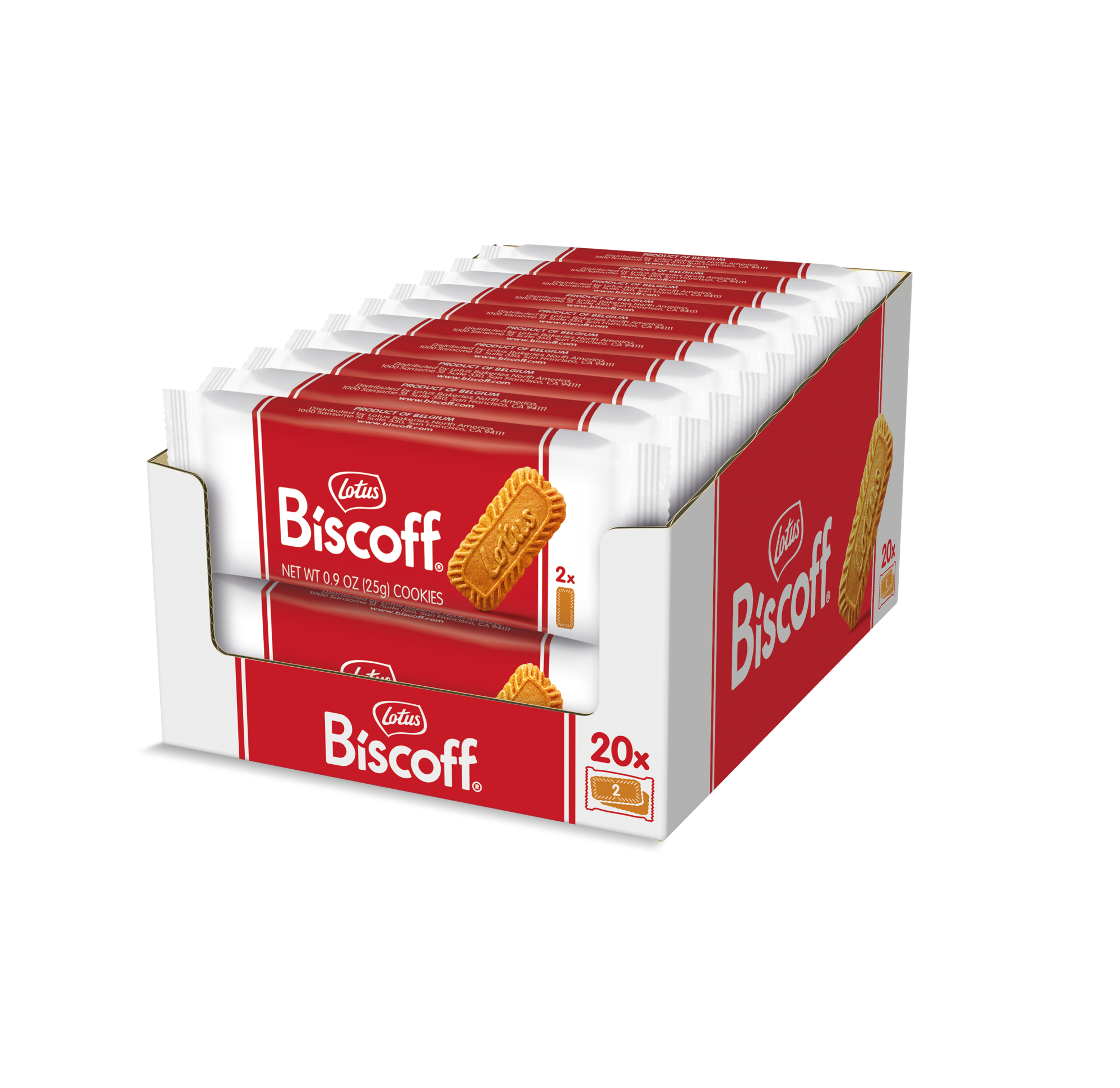 Biscoff Caddy (XL 2p x20) | Lotus Biscoff